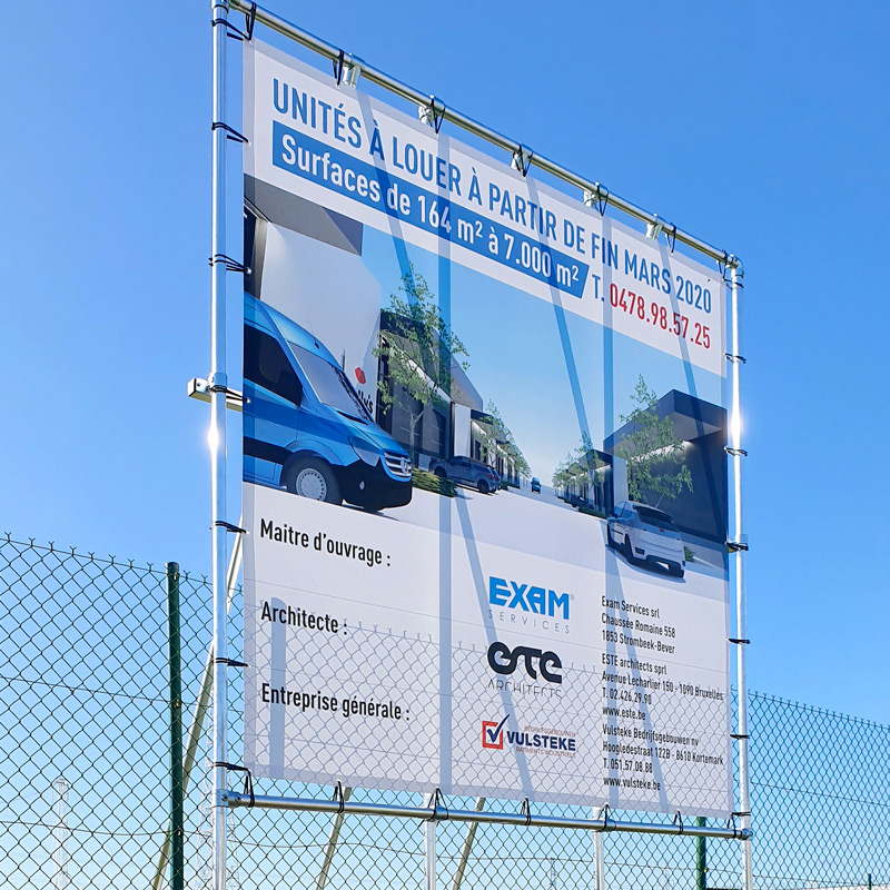 Impression bâche perforée mesh | Résistante & personnalisée | e-store ...