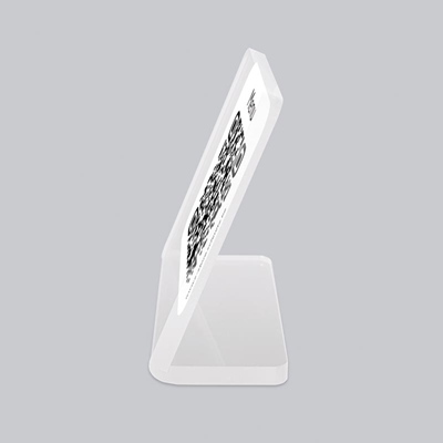 Chevalet plexi avec code QR - Menu sans contact élégant | e-store SCHMITZ