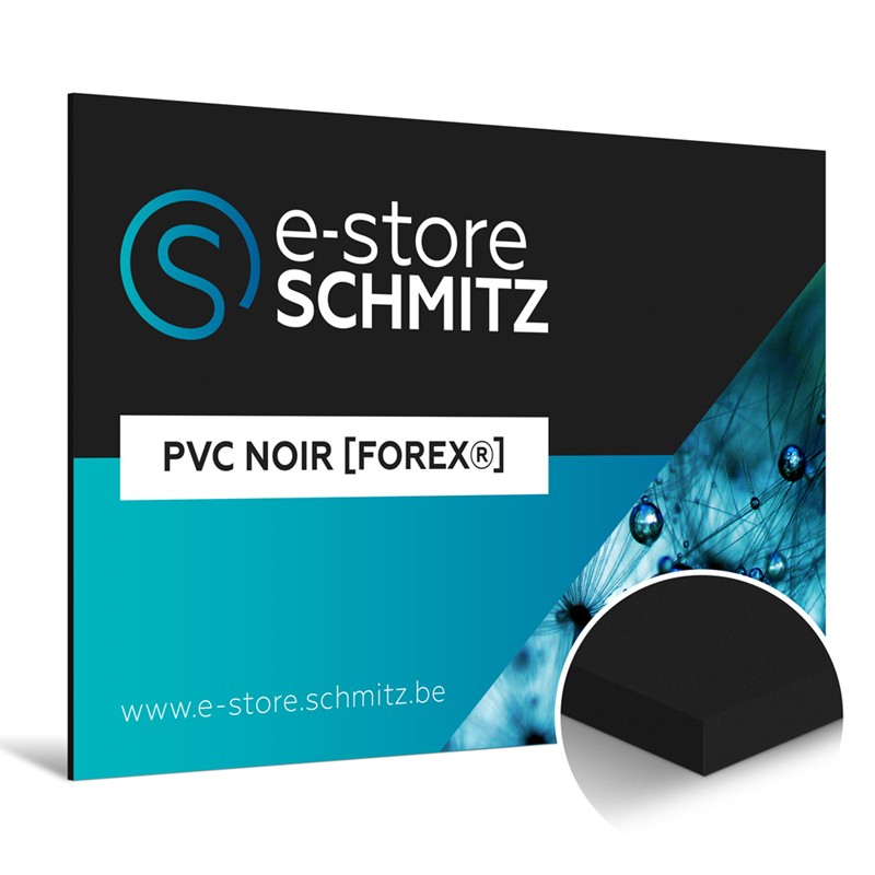 Impression PVC Noir Forex® | Signalétique & Décoration sur Mesure | e ...