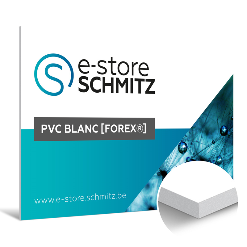 Impression panneau Forex PVC expansé sur mesure | e-store SCHMITZ