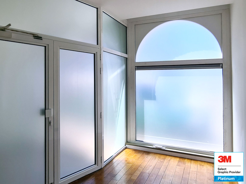 Découpe vinyle sablé au mètre - Adhésif effet dépoli | e-store SCHMITZ