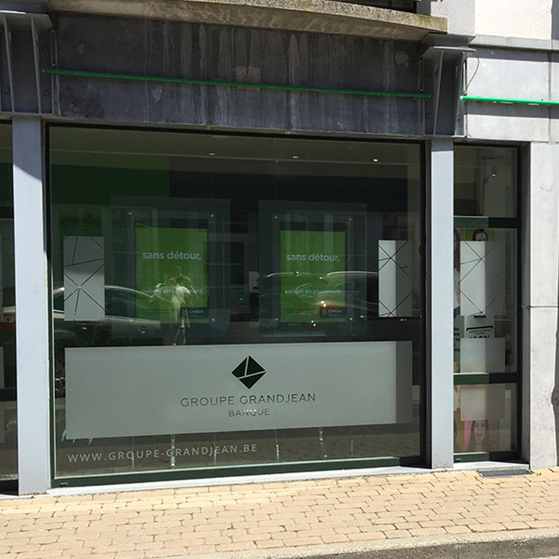 Impression vinyle sablé sur mesure - Adhésif effet dépoli | e-store SCHMITZ